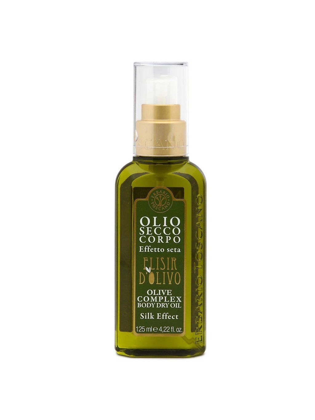 Suchý tělový olej Erbario Toscano Olive Complex, 125 ml