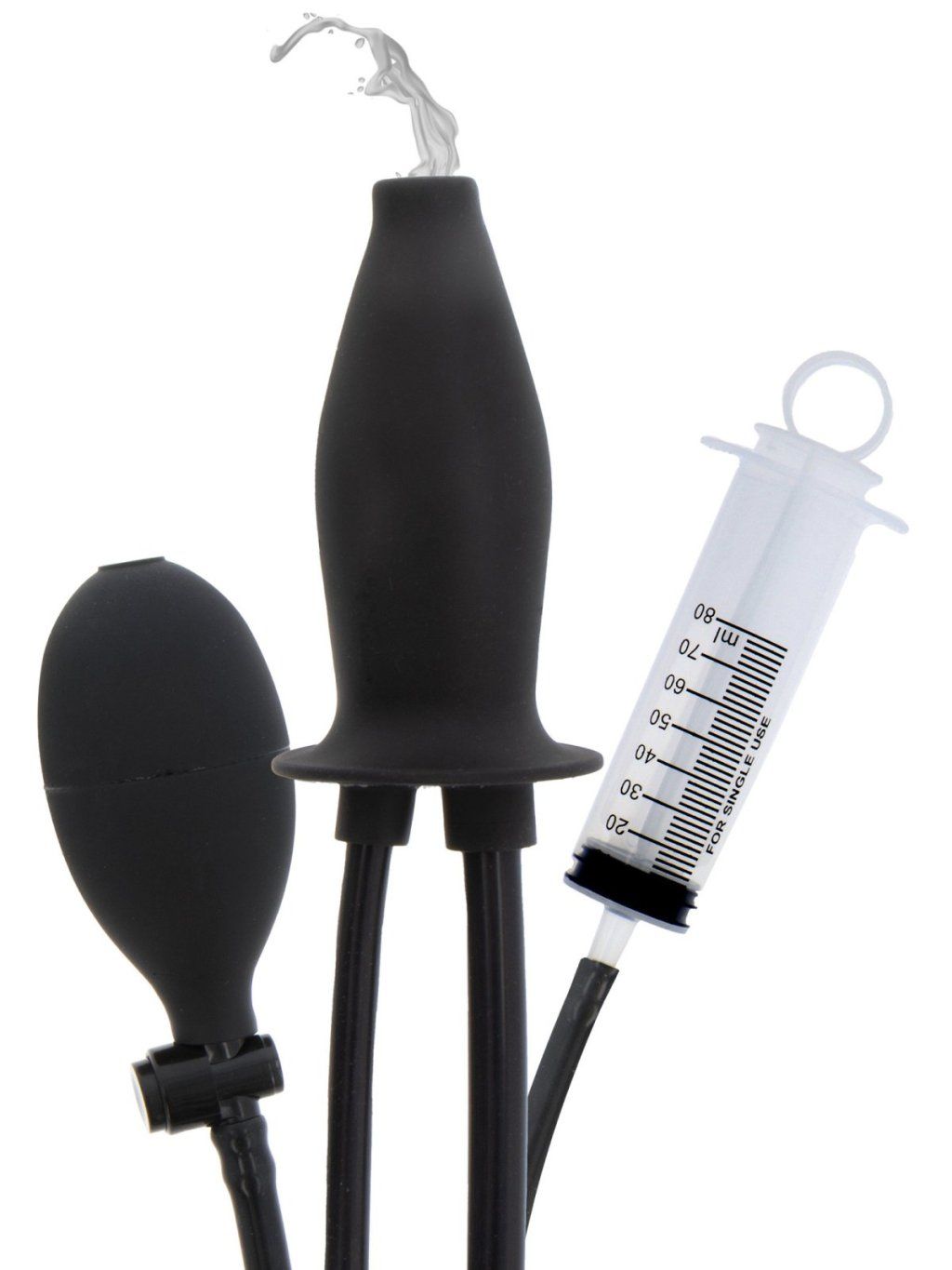 Nafukovací Dutý Anální Kolík Inflatable Lubricating Plug Advanced 0494