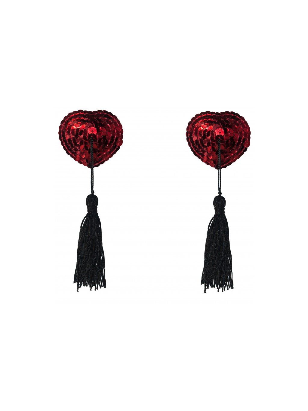 Samolepky na bradavky Burlesque Gipsy Red